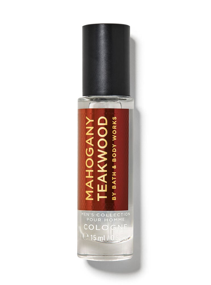 Mahogany teakwood cologne store